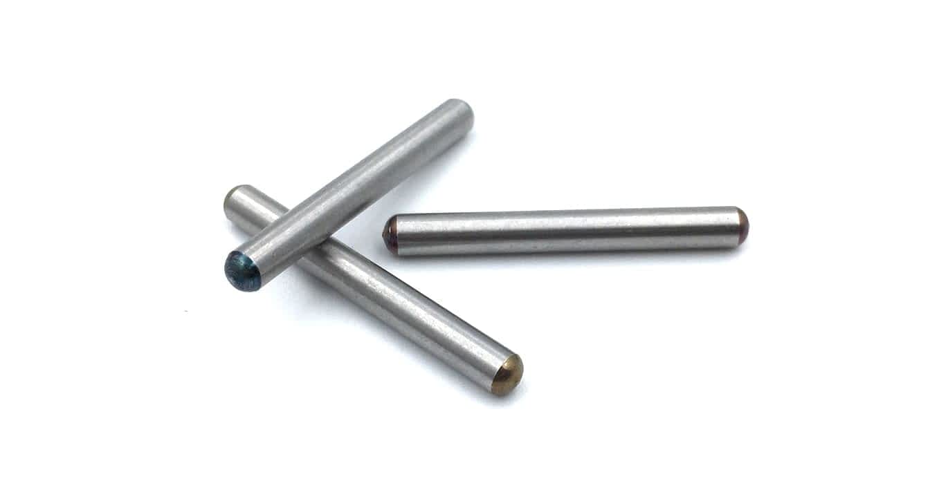 Custom 17-4PH Precision Dowel Pins With Spherical Points - Machined ...